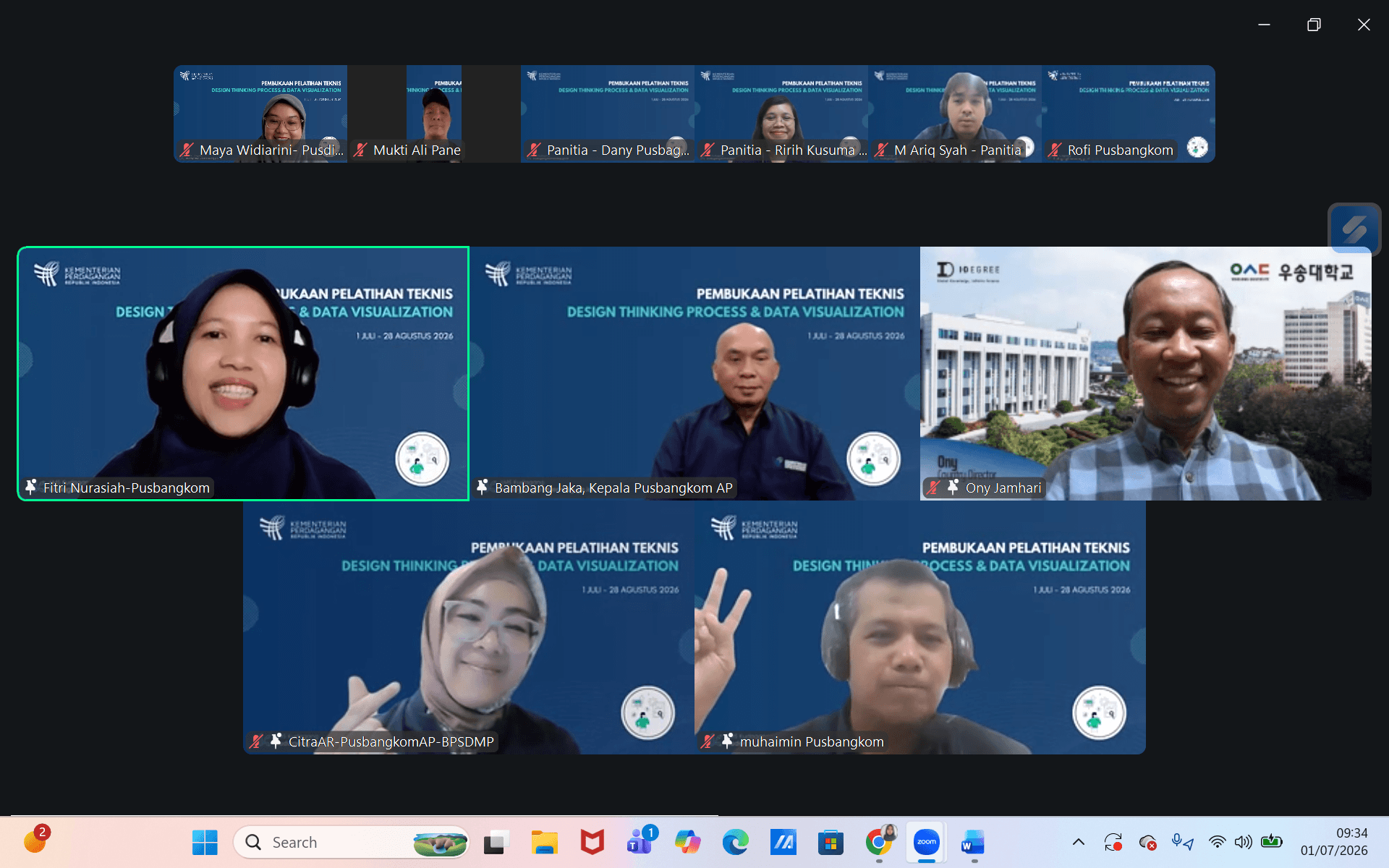 Pusbangkom Aparatur Perdagangan dan Wooosong University selenggarakan ...